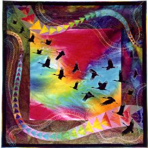 Migration #2: Copyright © 1995 art quilt by Caryl Bryer Fallert ...